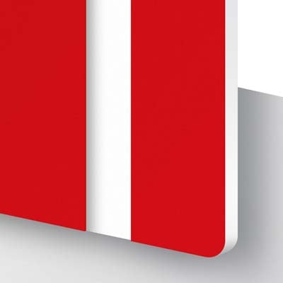 red laser white background