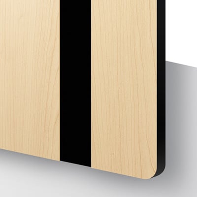 Two-tone acrylic plastic sheet for laser cutting and engraving. High ...