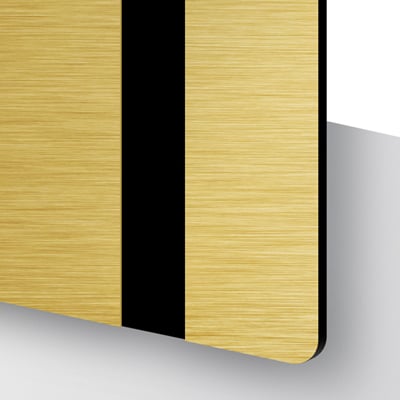 Two-layer engraving plastic with a black core. Thin, flexible, and ...