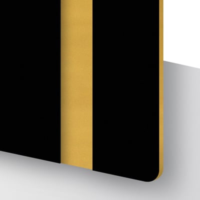 Two-layer engraving plastic with a black core. Thin, flexible, and ...