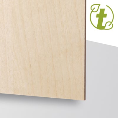 TroWood Veneer Duo : Laserable Wood Sheets | Trotec | Trotec