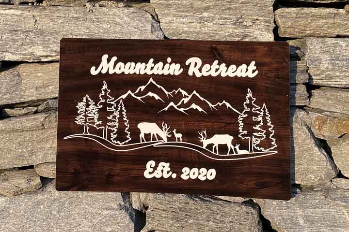 TroLase Gloss Cherrywood/White L162-20x | Trotec