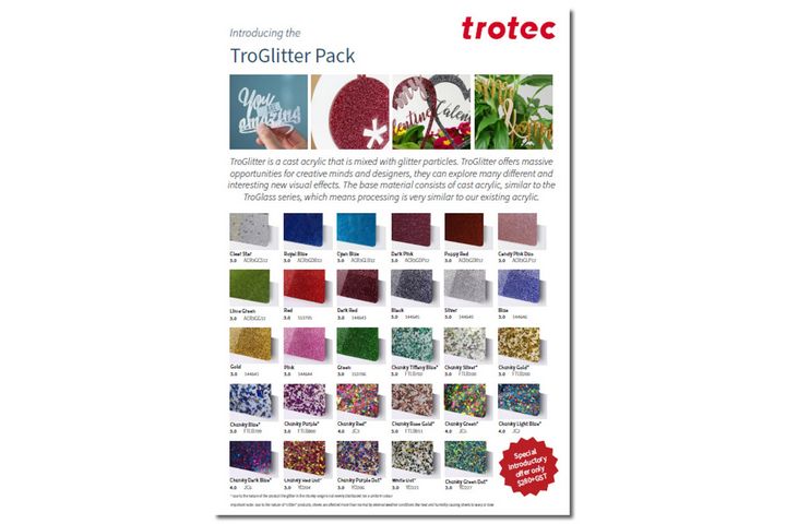 GLITTER SAMPLE PACK | Trotec