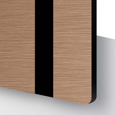 TroLase Metallic Plus Brushed Gold/Black LMT+764-20x | Trotec