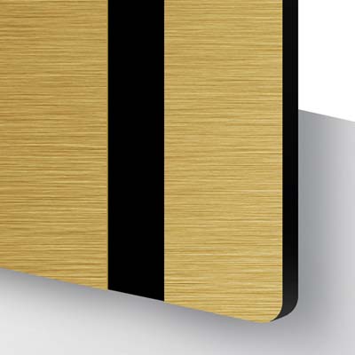 TroLase Metallic Plus Brushed Stainless Steel/Black LMT+314-20x | Trotec