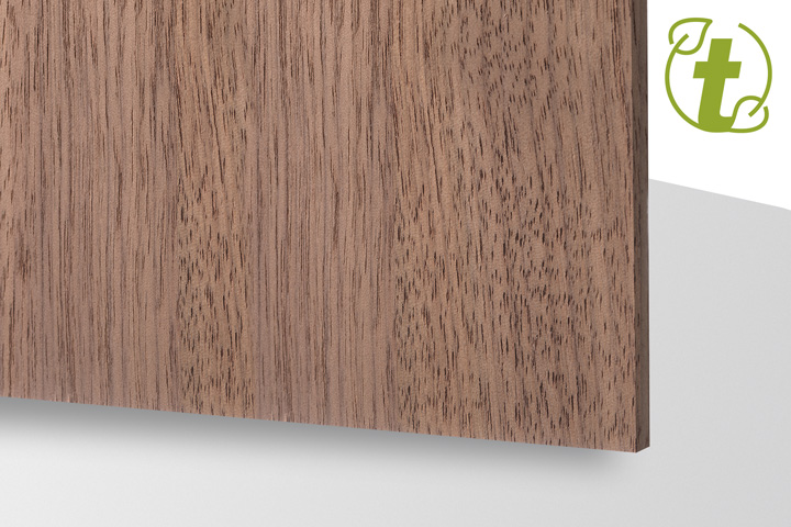 TroWood Veneer Duo Walnut 3mm | Trotec