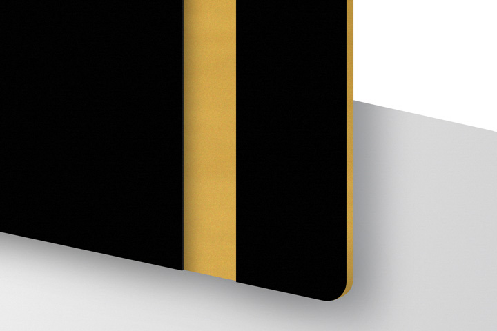 TroLase Thins LT417-202 Matt Black/Gold 0,5mm | Trotec