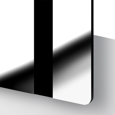 TroLase Thins Trophy Silver/Black LT394-20x | Trotec