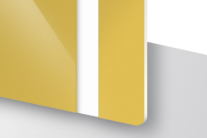 TroLase Thins Trophy Gold/White LT792-20x | Trotec