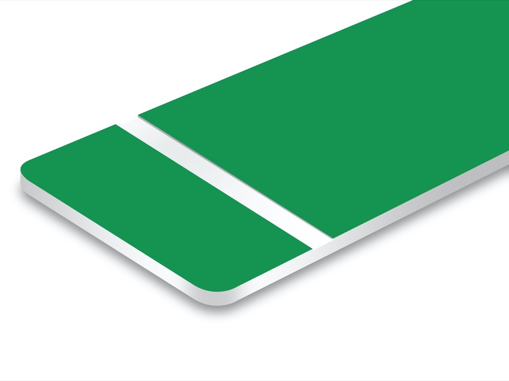 TroPly Ultra Bright Green/White PU932-20x | Trotec